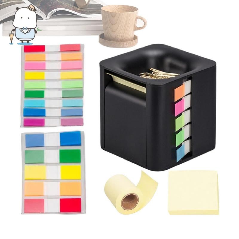 Sticky Note Organizer 4 In 1 Note Holder Note Box Pop Up Note Dispenser ...