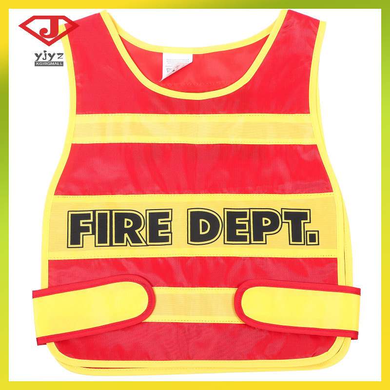 Cosplay Firefighter Vest for Kids Children Uniform Halloween Costumes ...