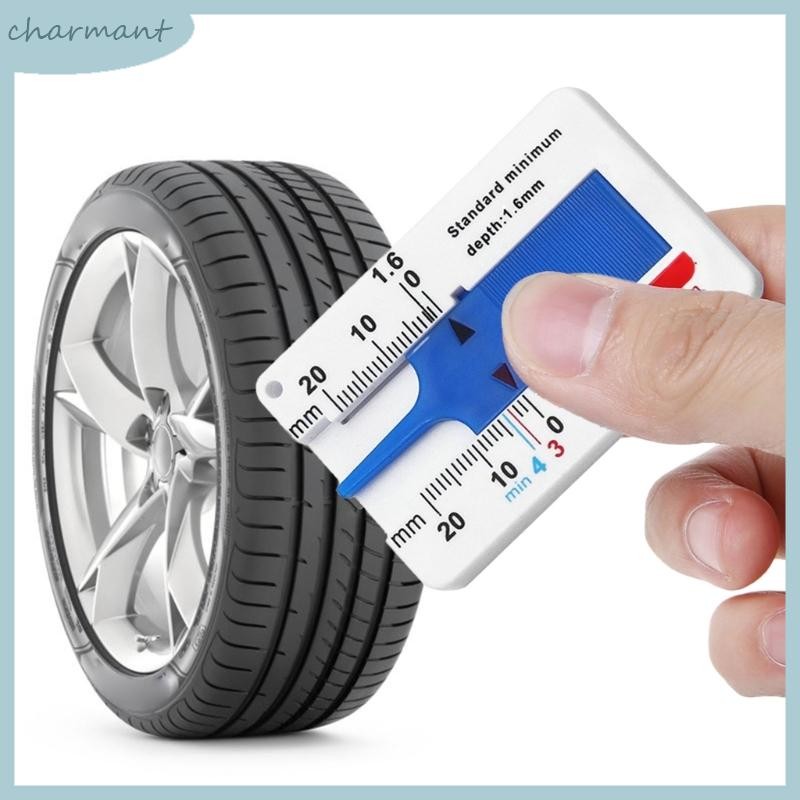 char Tyre Tread Depth Vernier Caliper Ruler Auto Wheel Monitoring ...