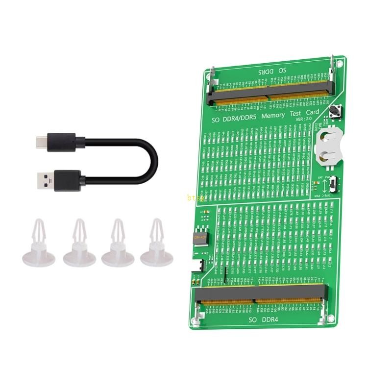 Bt Laptop So Ddr4 Ddr5 Memory Testing Card Pcb Circuit Test Tool For Computer Adapter Board