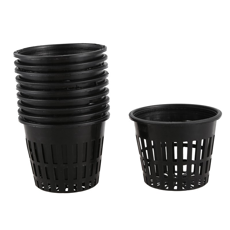 50pcs 2 inch Heavy Duty Mesh Pot Net Cup Basket Hydroponic Aeroponic ...