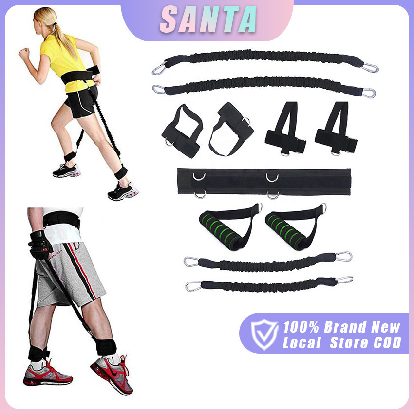 Boxing Fitness Resistance Band Set for Legs and Arms Exercise Belt Home ...