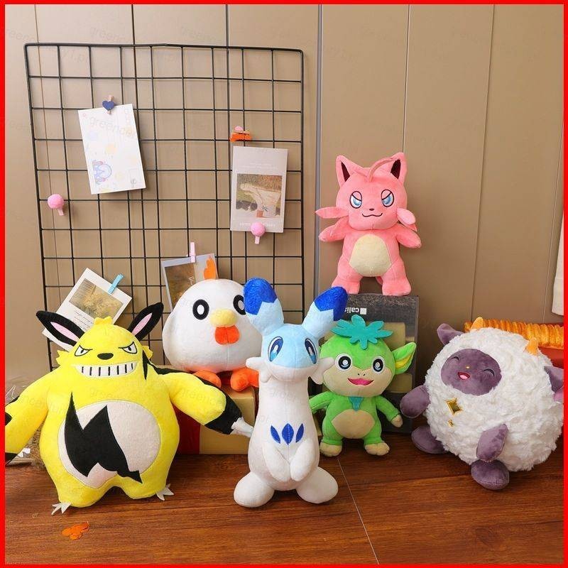 YS Palworld Plush Dolls Gift For Kids Chikipi Lamball Grizzbolt Cattiva ...