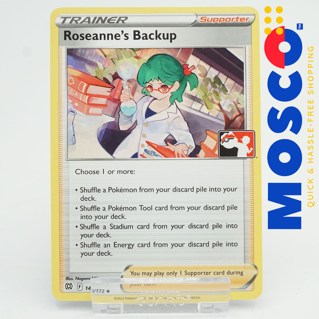 Roseanne's Backup - 148/172 - Uncommon Prize Pack Series | Supporter Cards Pokemon TCG | Shopee ...