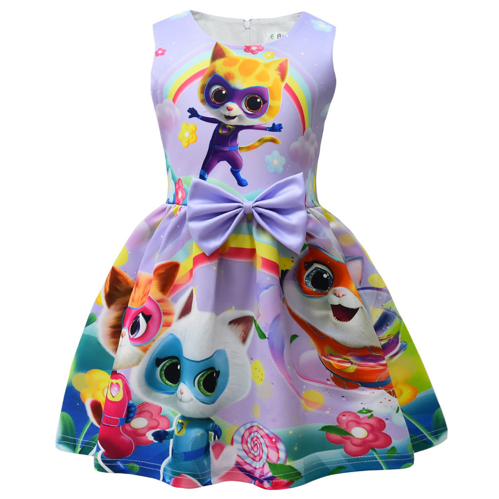 2024 Children Princess Dress Super Kitty Team SuperKitties Girls ...