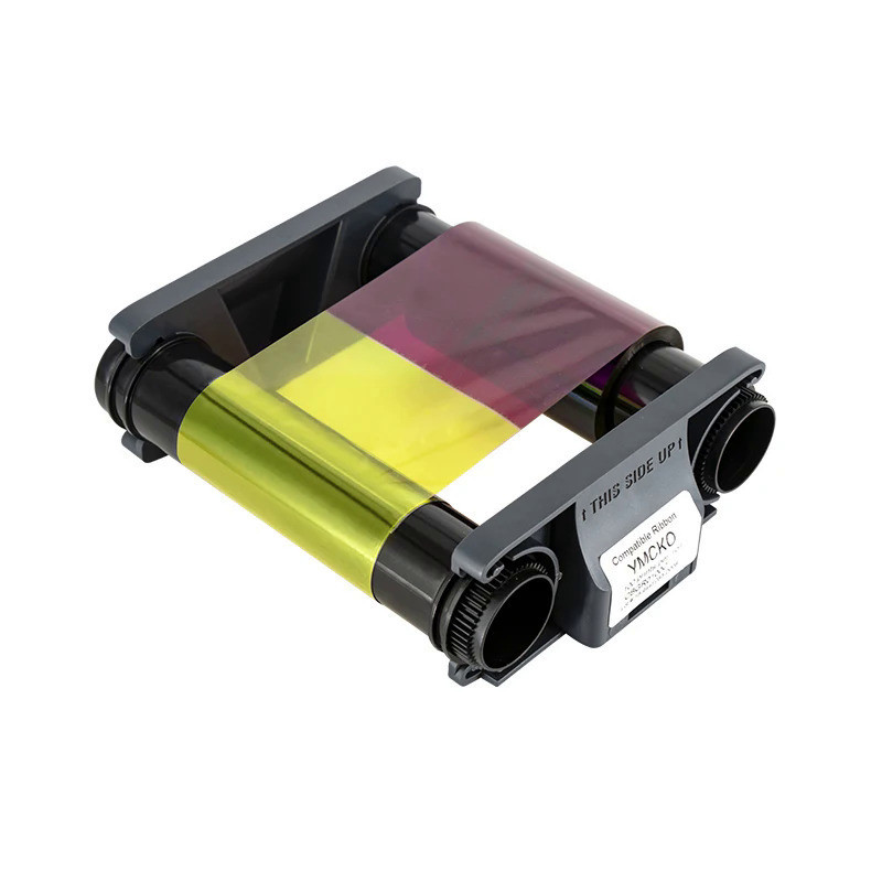 New Printer Ribbon Black/ YMCKO Compatible For Evolis Badgy 100 Badgy ...