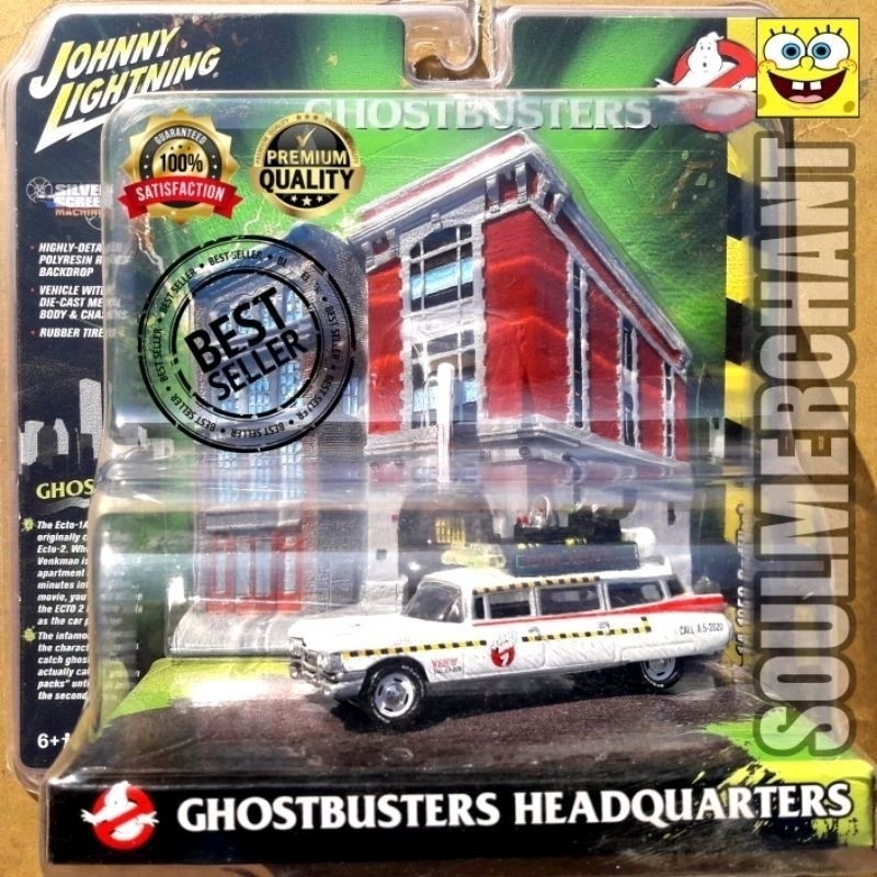 Johnny Lightning diorama Ghostbusters Headquarters Ecto 1A 1959 ...