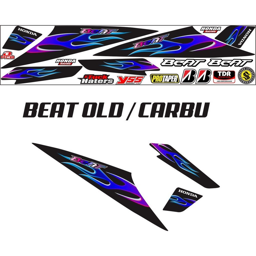 /Variation Of STRIPING Stickers Variations Of HONDA BEAT OLD BEAT OLD ...