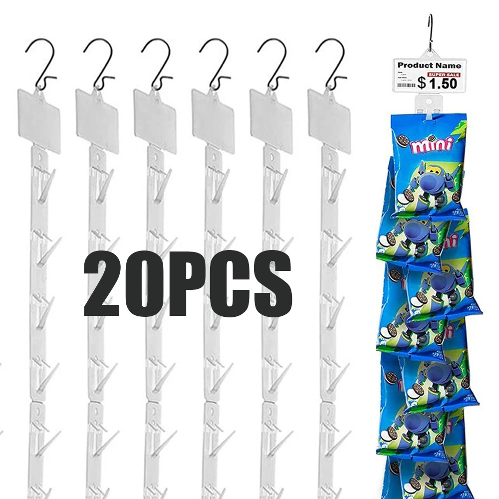 5/10/20PCS Convenience Store Shelf Plastic Hanging Strip/Food Storage ...