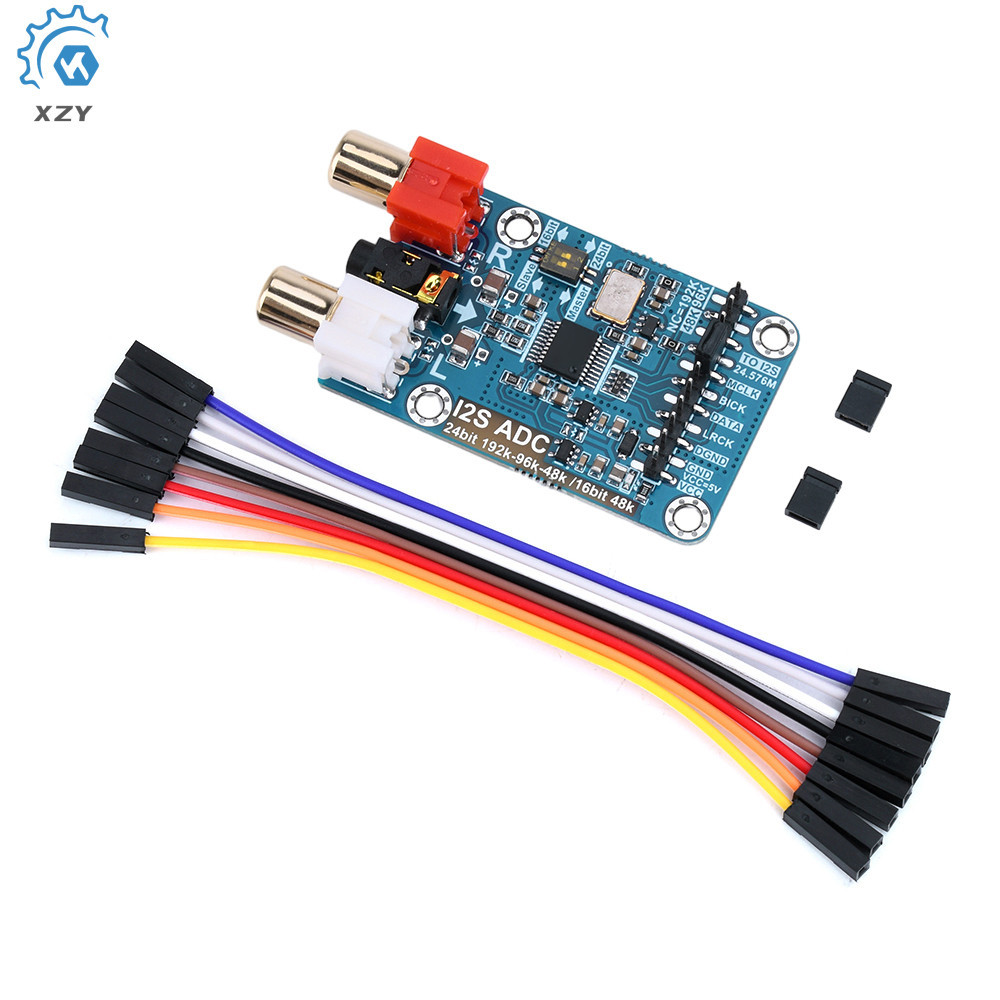 I2S ADC Audio I2S Capture Card Module Master-Slave Mode Development Board 24BIT 192K 96K 48K ...