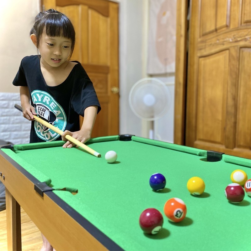 Children's billiard table with legs, household wooden mini multi ...