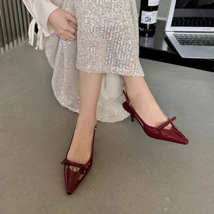 High Heels Pointed Stiletto Heel Stylish Women's Sandals 35-40Code ...