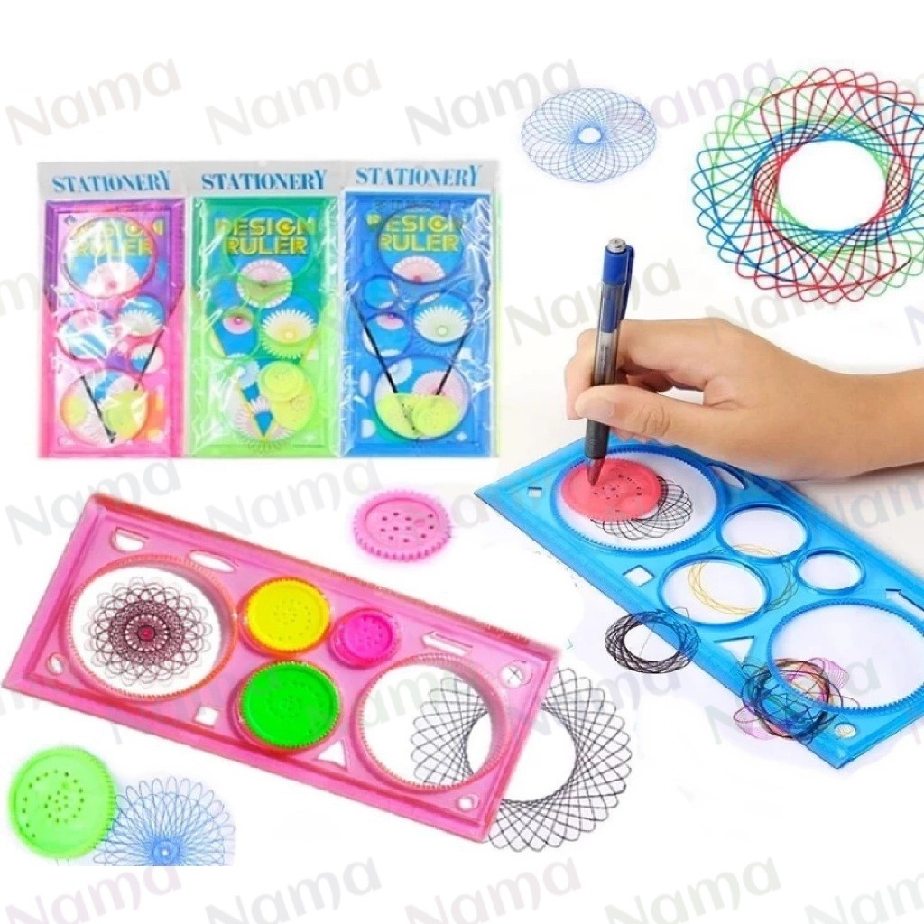 Nama Children's Toys Ten Thousand Flower Ruler Student Stationery ...