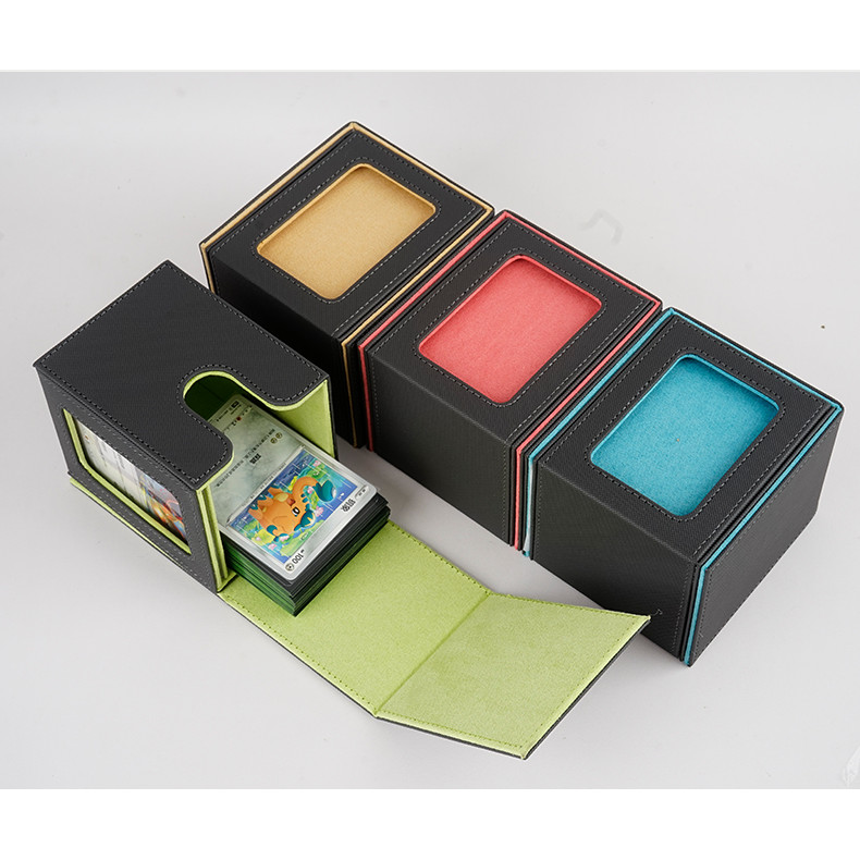 Open-Window Card Box for Sports Cards and Pokémon TCG One Piece Yu-Gi ...