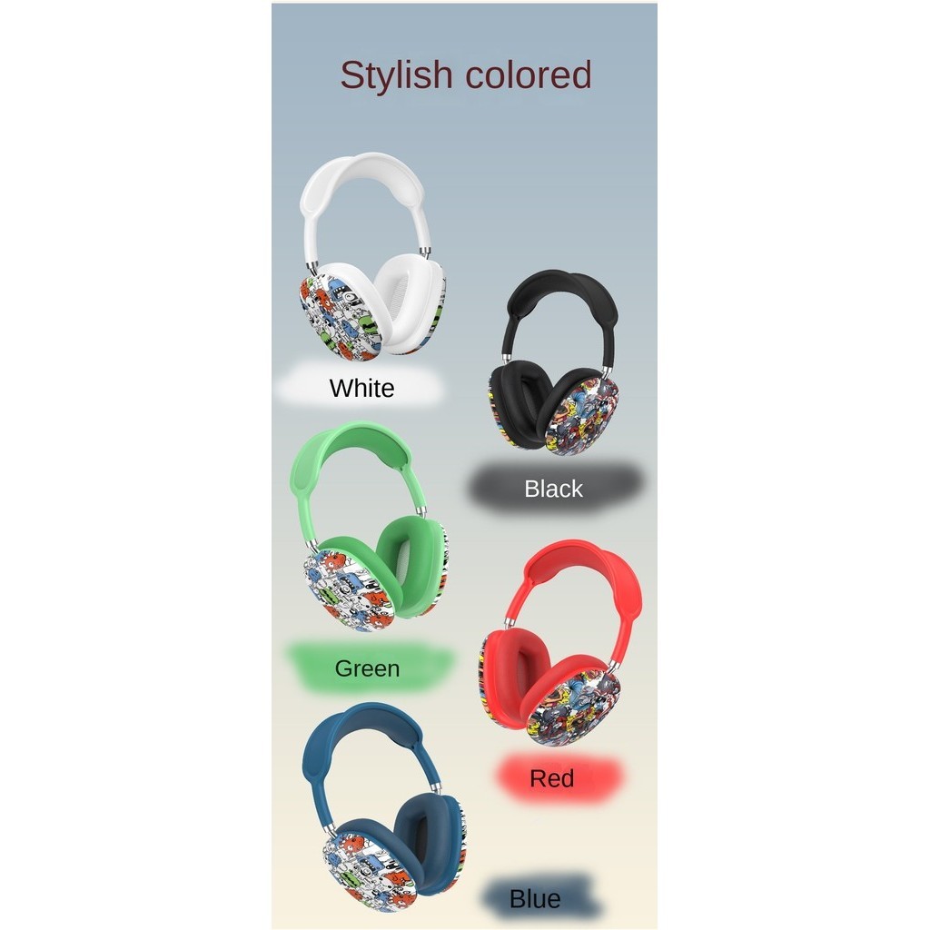 New China-Chic P9 Graffiti Creative Headset Wireless Bluetooth | Shopee ...