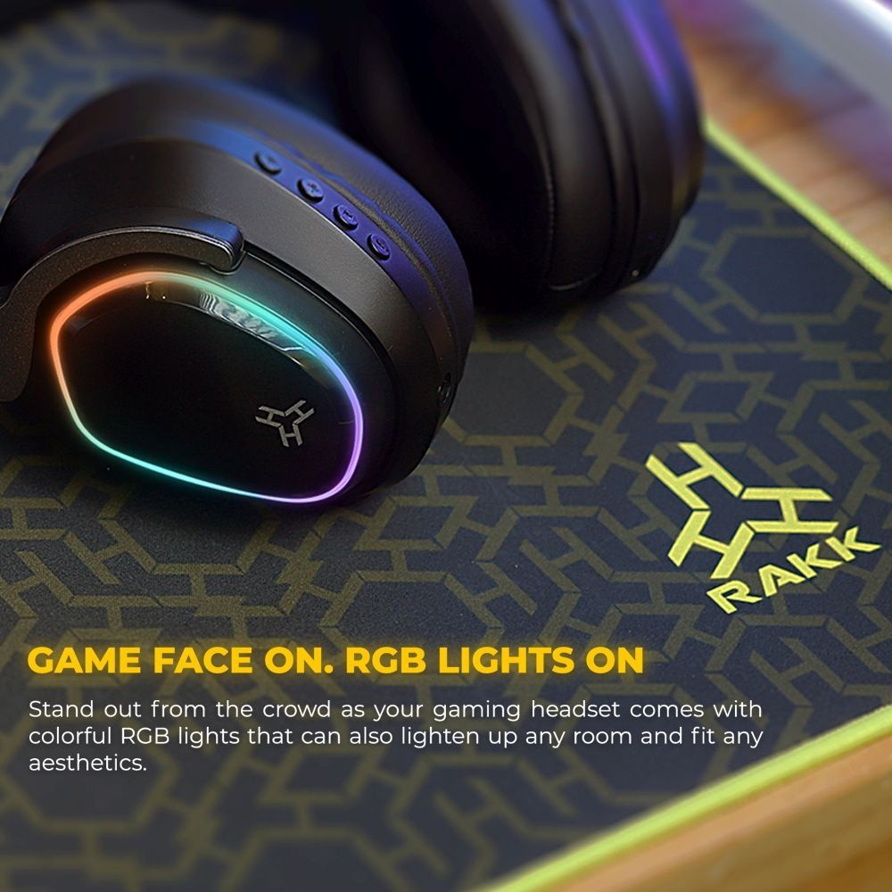 RAKK LIMAYA/ LIMAYA + Trimode RGB Gaming Wireless Headset| Black ...