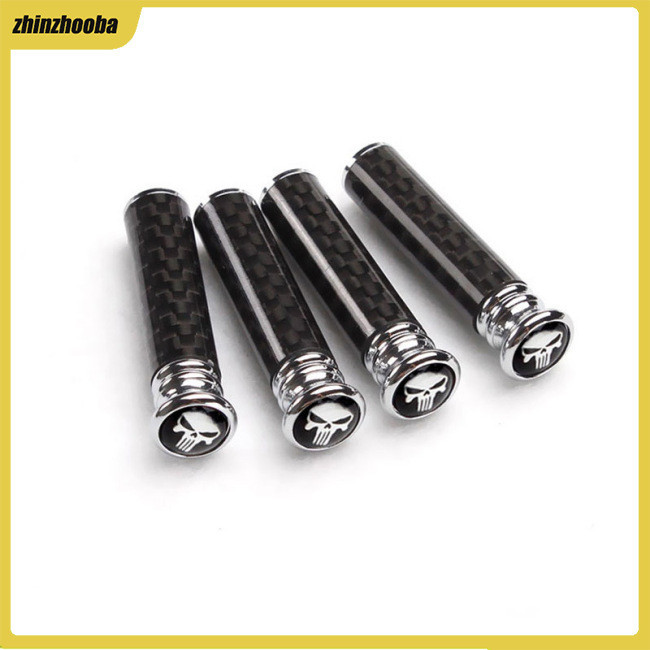 FS 4 Pieces Car Door Lock Knobs Universal Carbon Fiber Door Lock Bolt ...