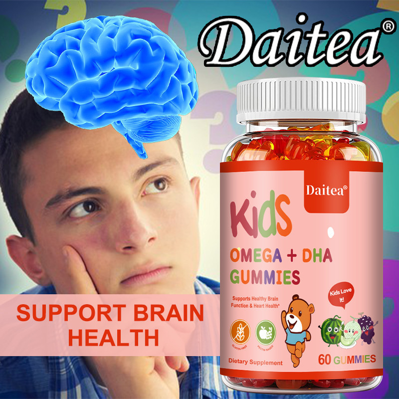 Daitea Vitamins for Kids and Teens, Kids' Attention Support, Nootropic ...