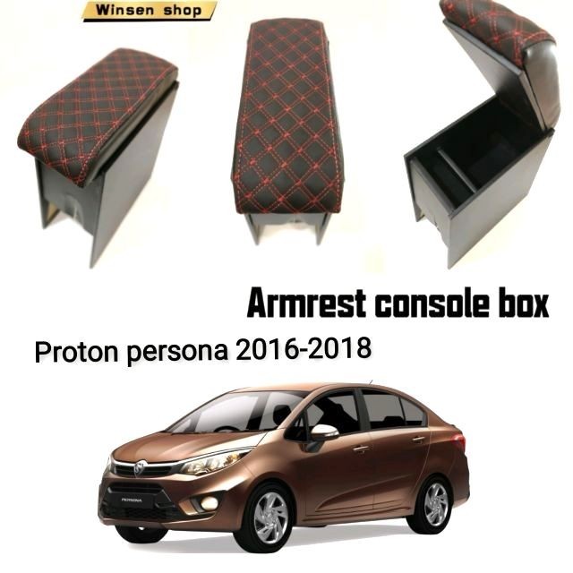 Proton persona 2016-2018 armrest console box wins | Shopee Philippines