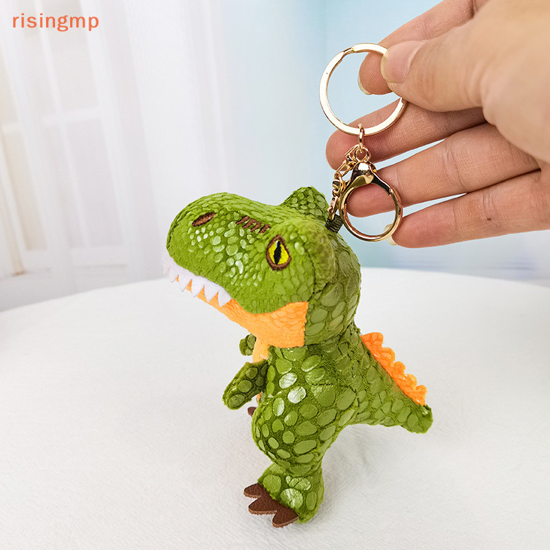 [risingmp] 12CM Cute Cartoon Dinosaur Plush Keychain Soft Stuffed ...