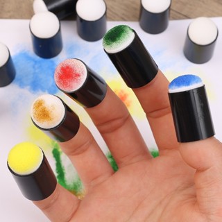 10Pcs Ink Smudging Finger Sponge Covers Children's Finger Sponge ...