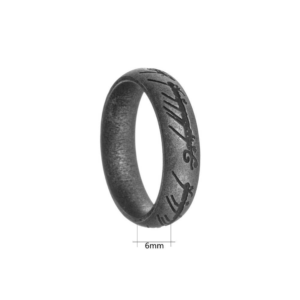 The Supreme Lord of The Rings Retro Titanium Steel Men's Ring for Women ...
