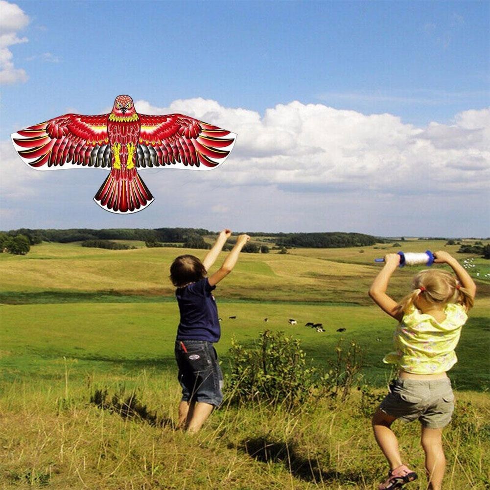 1.2m Large Eagle Kite With 20m Line Flying Bird Kites For Outdoor Toy ...