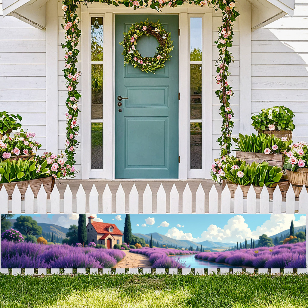 Scenic Countryside Landscape Backdrop Banner For Events, Wedding ...