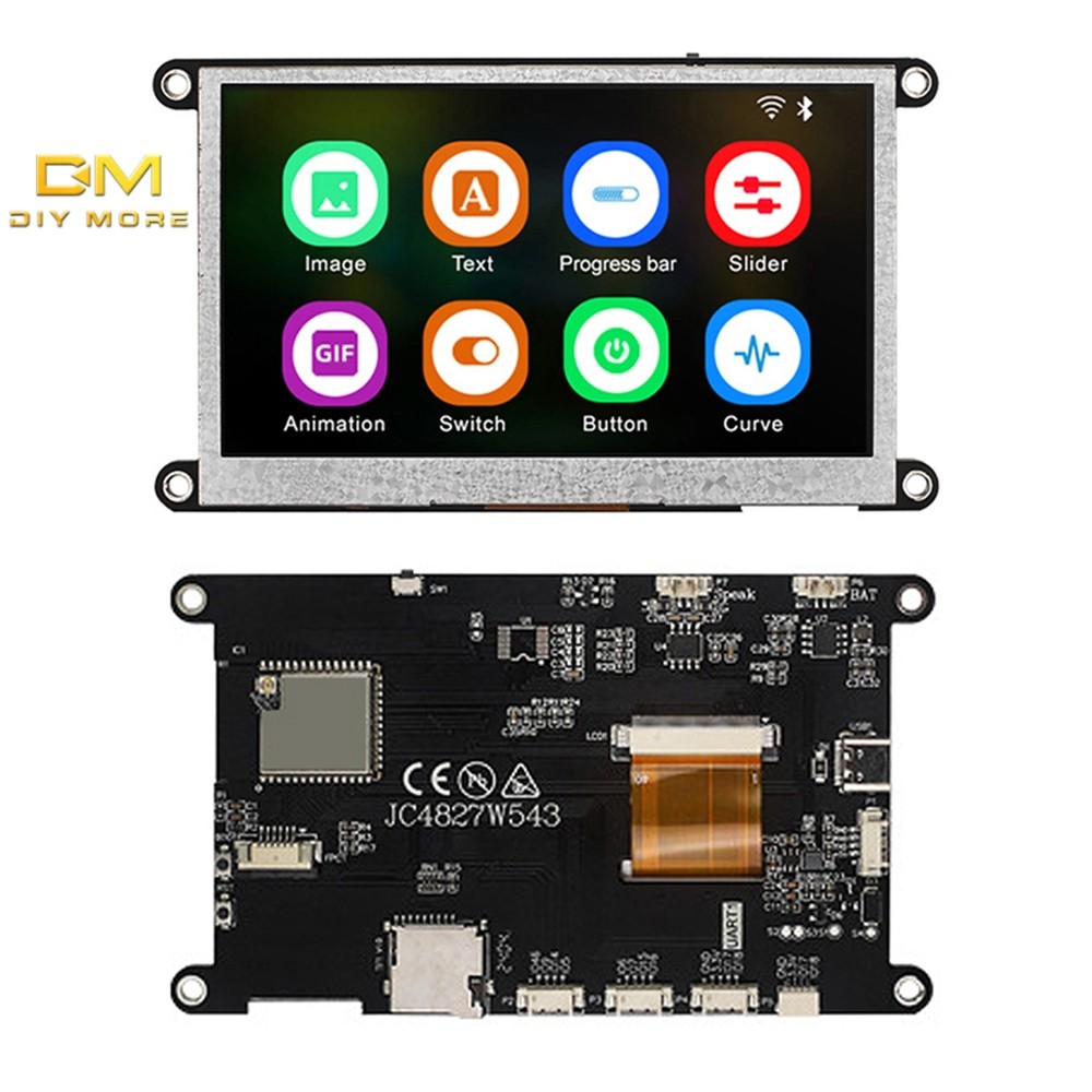 DIYMORE ESP32-S3 4.3-inch/5-inch WIFI Bluetooth development board with IPS high-definition ...