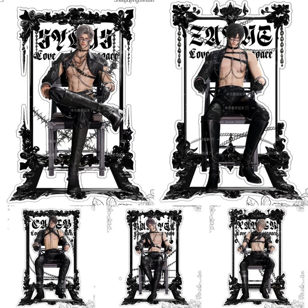 Love and Deepspace Rafayel Xavier Zayne Sylus Caleb Acrylic Stand ...