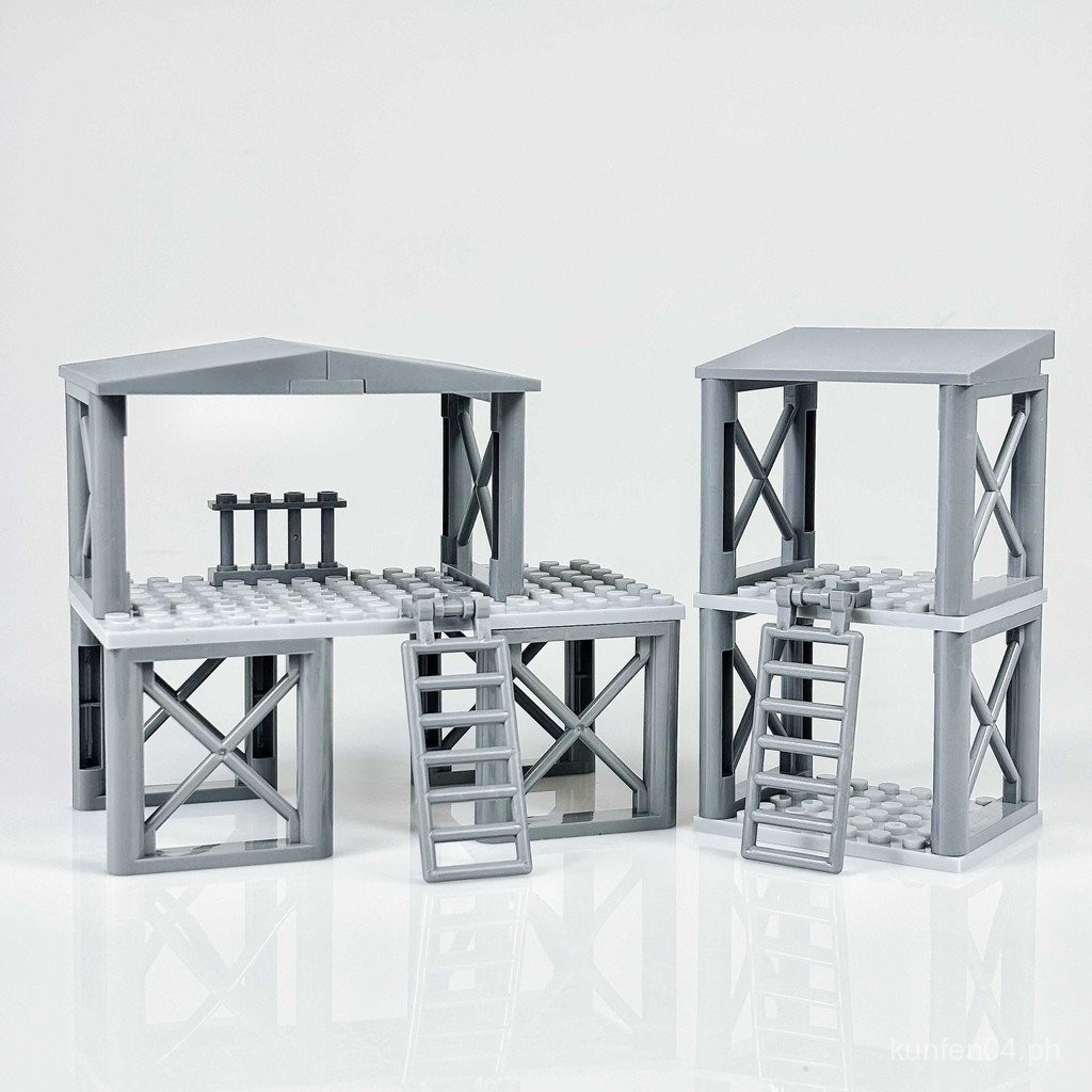 Sentry Station Lookout Platform Building Blocks Scene Trench Soldiers ...