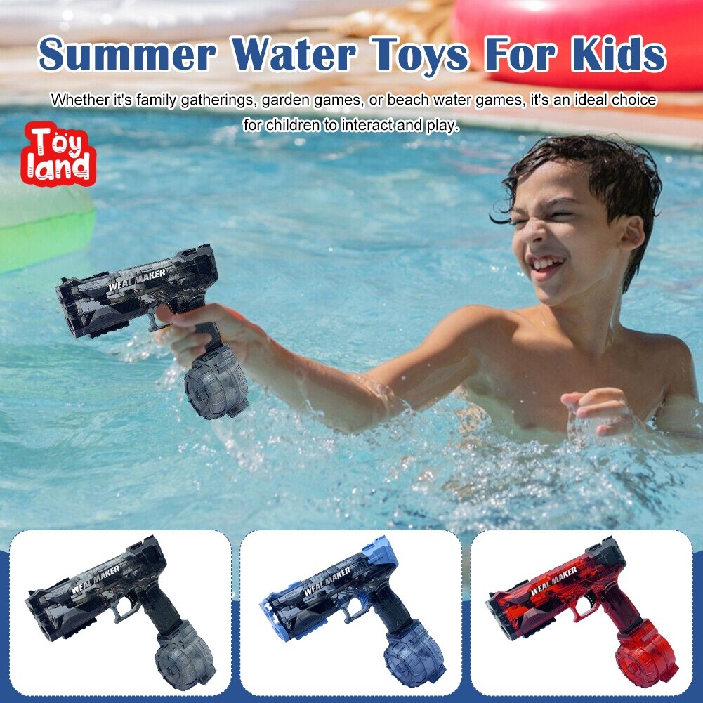 COD Ice blast water gun toy electric water gun outdoor pool toy summer ...