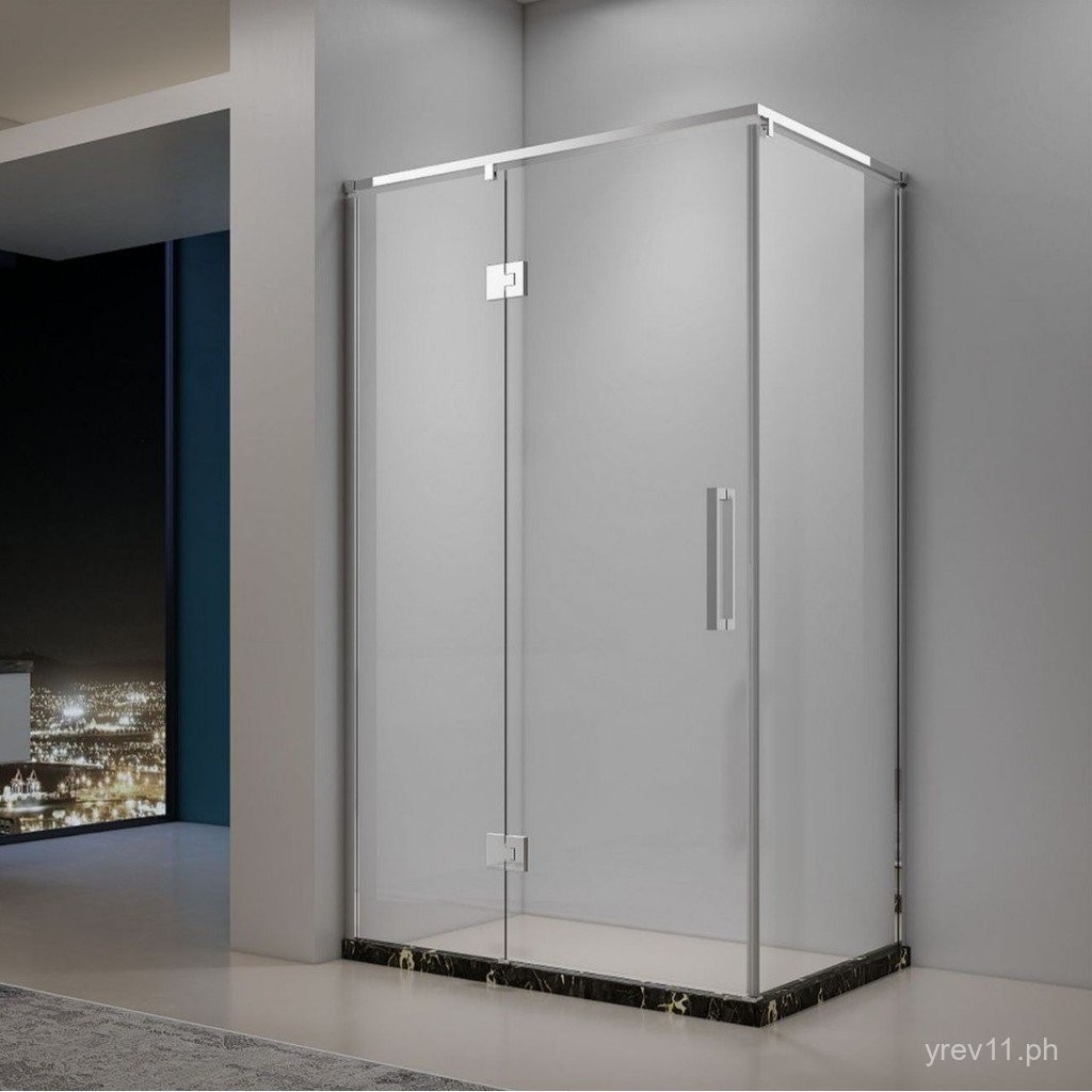 Simple and Modern Integrated Shower Room with Sliding Door, Dry and Wet ...