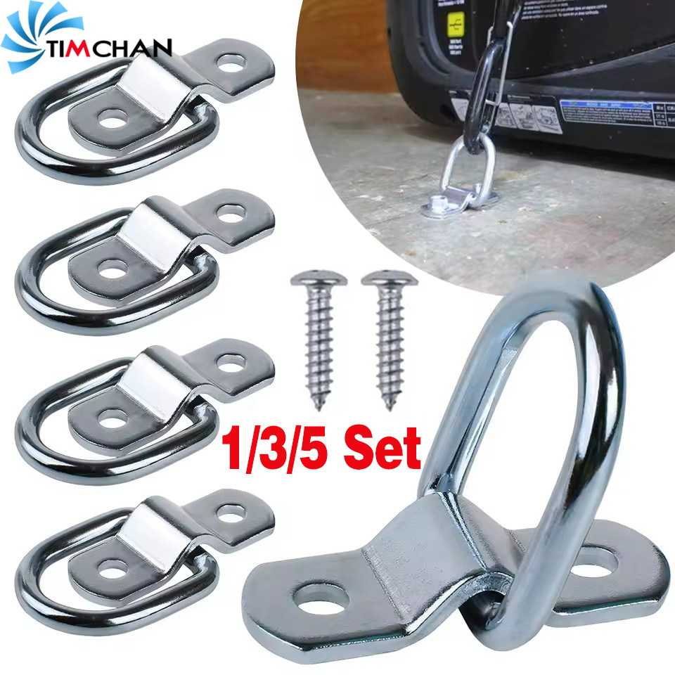 Stainless Steel D-type Car Pull Ring Hook - Anti Falling Trailer ...
