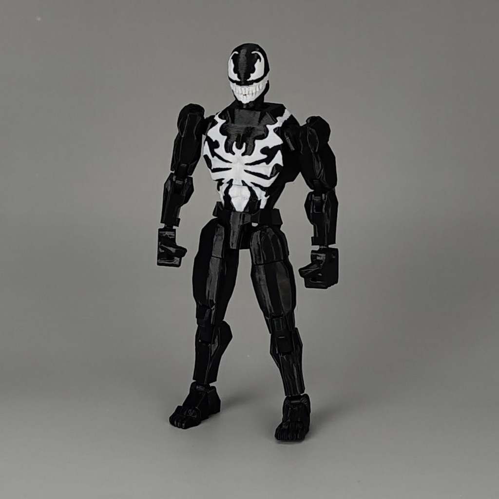 9l Original Body Marvel Spider-Man Venom Black Multi-Joint Lucky 133D ...