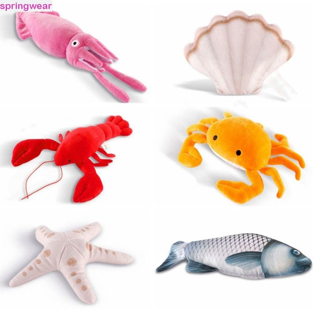 SPRINGWEAR Ocean Animal Plush Toy, Fish Aquarium Marine Park Simulation ...