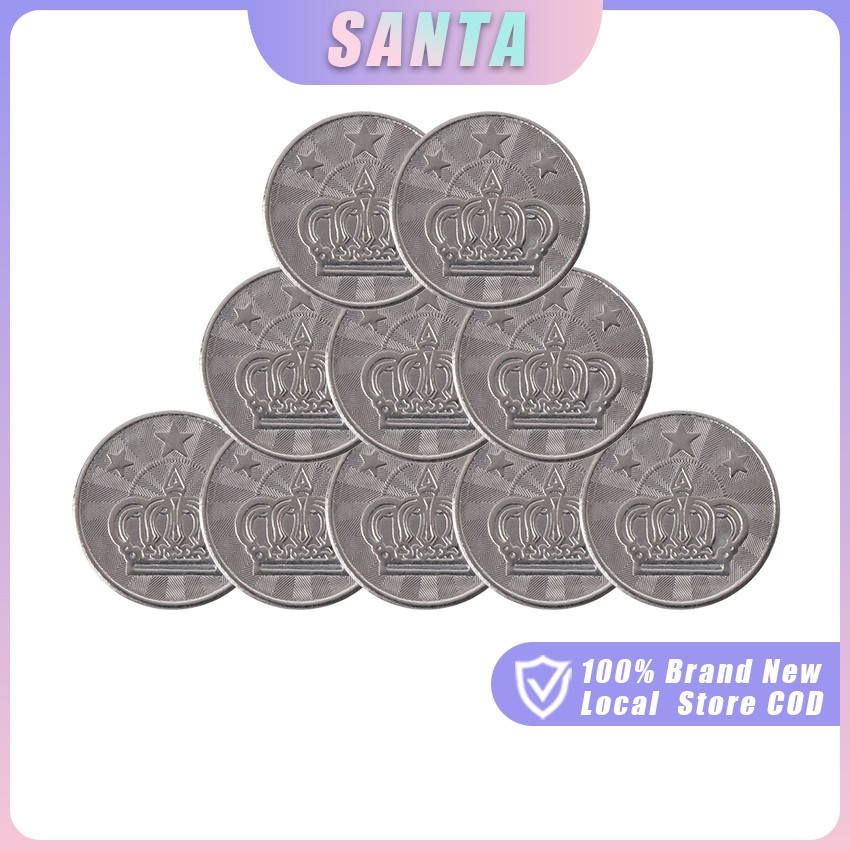 10pcs 25mm Arcade Game Token Iron Game Crown Coin for Arcade Game ...