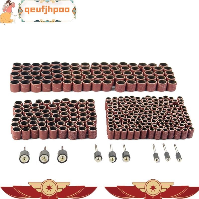 Sanding Drum Kit Sandpaper Ring Grinding Head Sandpaper Roll Rubber ...