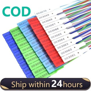 Plastic Security Seals 100PCS Serial Numbered Seal Tags Self-locking ...