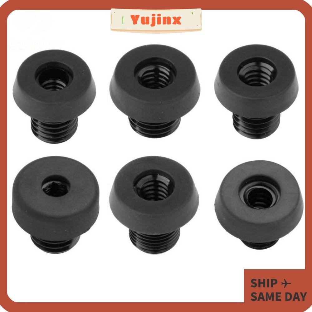 YUJINX Billiard Cue Bumper, Bottom Cover Pool Cue Back Plug Screw ...