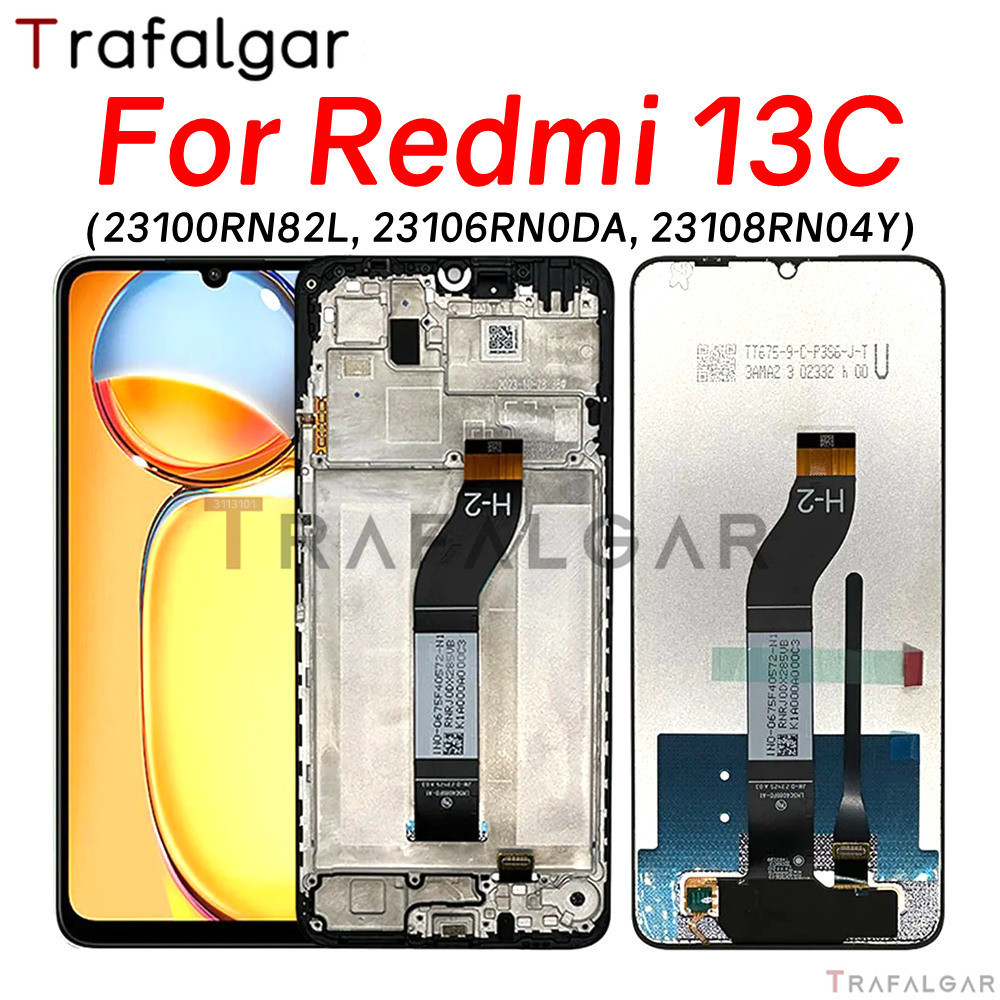 6.74" Screen For Xiaomi Redmi 13C LCD Display Touch Screen Panel Full ...