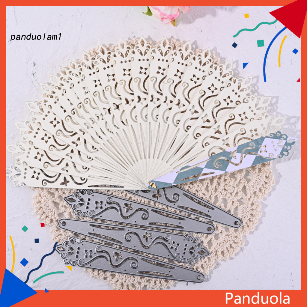 PANDU Fan Knife Die Hollow Out Easy to Use Reusable Scrapbooking Punch ...
