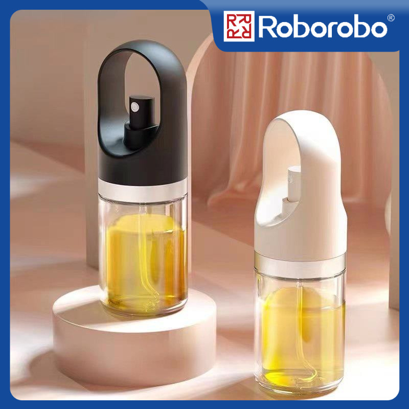 ROBOROBO Glass Spray Seasoning Bottle Portable Glass bottle Sprayer for ...