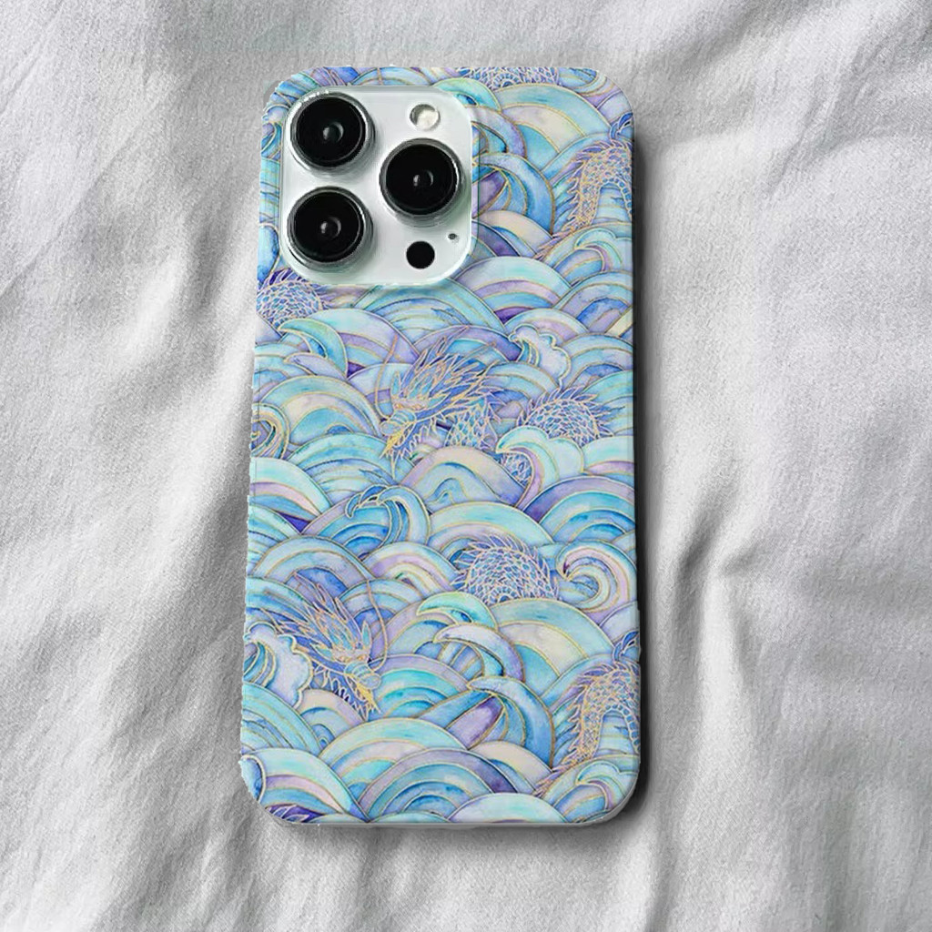 Chinese Loong Pattern Case for IPHONE 15PRO MAX 14 13 PRO 13 PRO MAX 15 ...