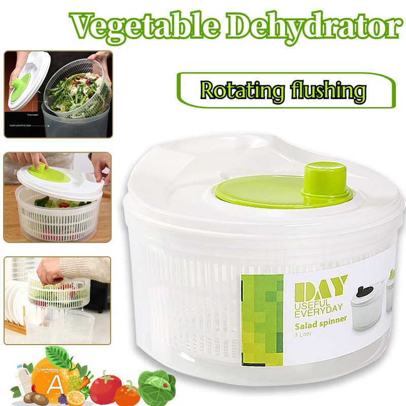Vegetable Dehydrator Basket Fruit Vegetable Salad Spinner Storage ...