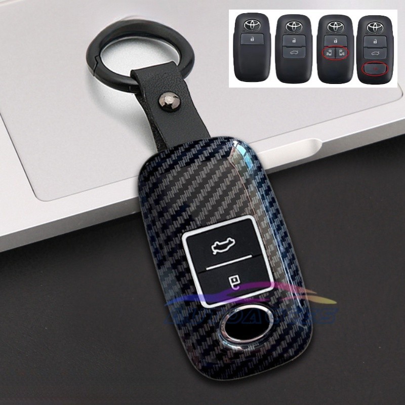 Remote Key Fob Cover Keychain Key Case For Toyota Yaris Ativ Cross ...