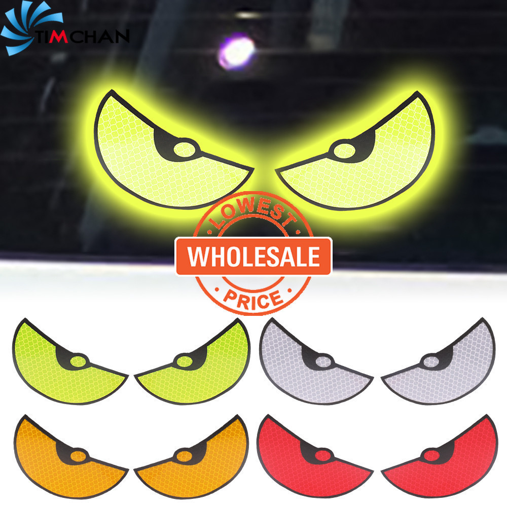 [Wholesale] 1Pair Reflective Sticker - Night Driving Safety Decals ...