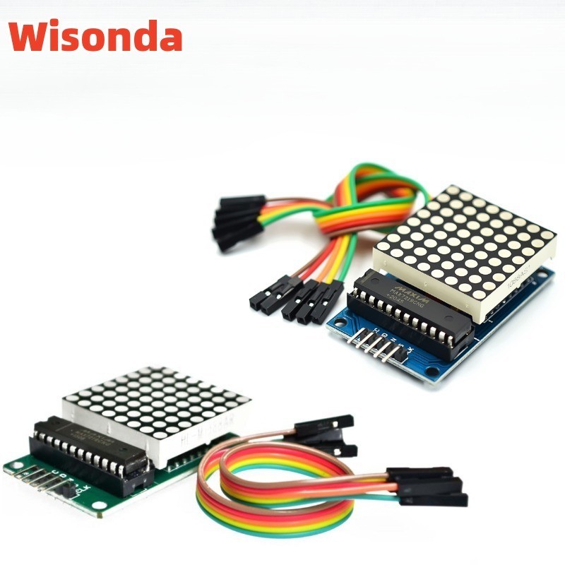 Max7219 8x8 Dot Matrix Module Mcu Led Display Control Module 5v With Interface Shopee Philippines