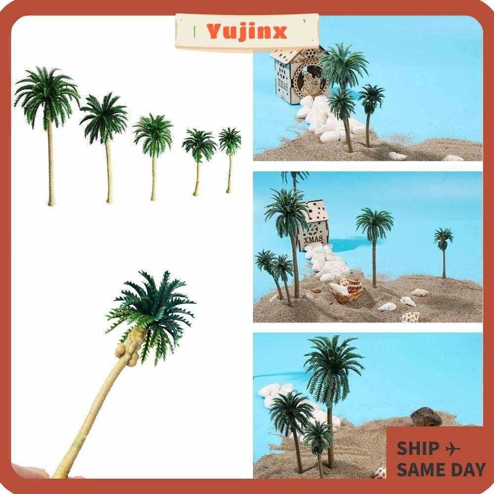 YUJINX 5/10/15/20Pcs Plastic Coconut Tree HO Scale Projects Model ...