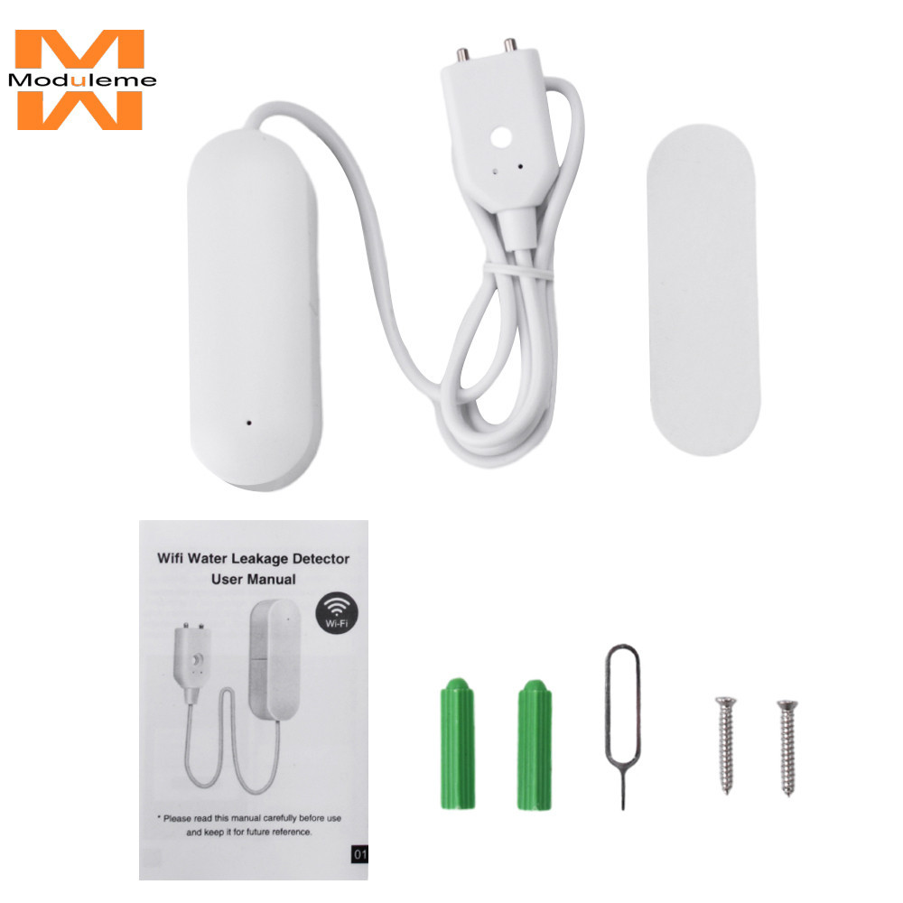 WiFi Water Leakage Sensor Smart Home Water Leakage Detector Flood Alert ...